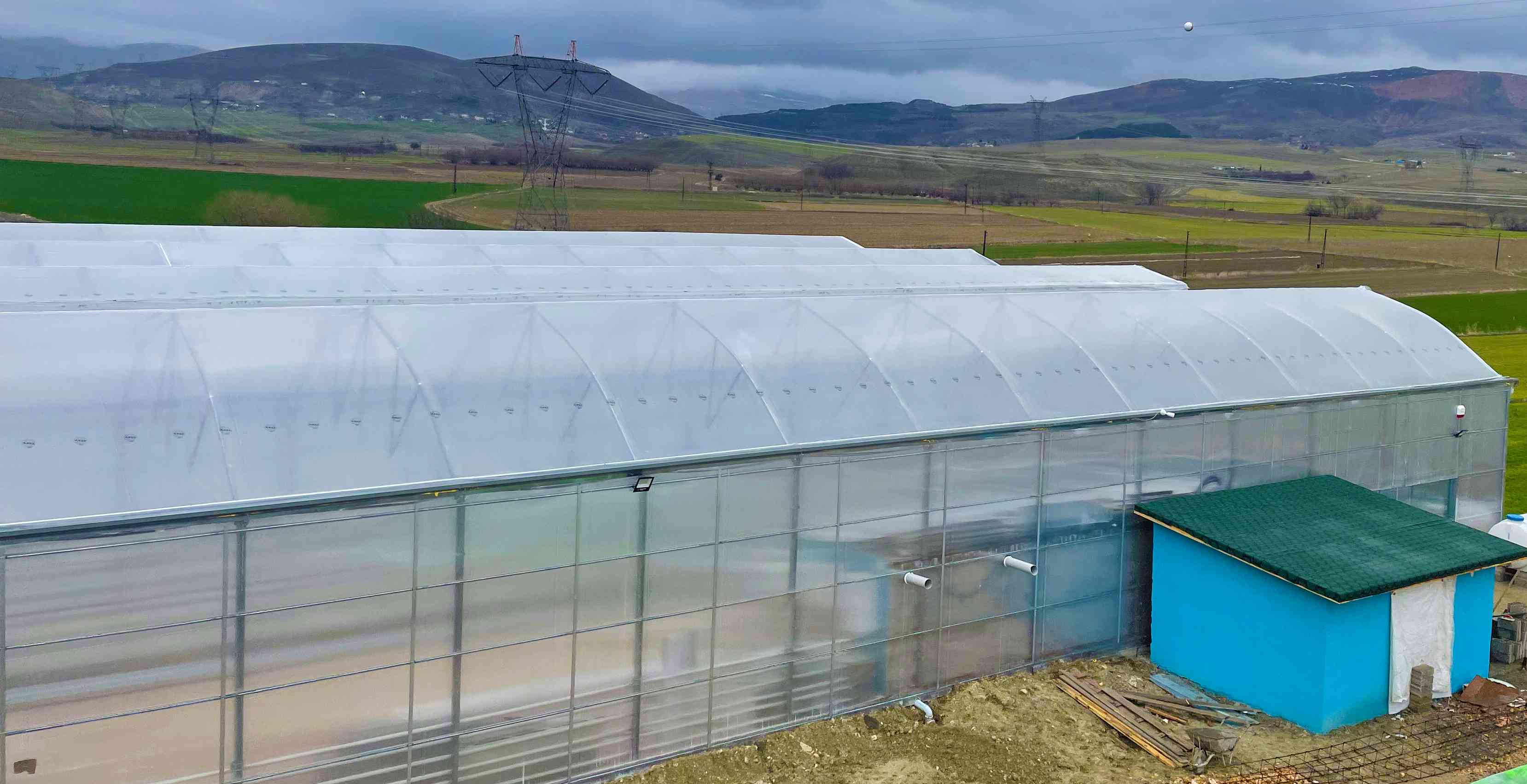 5.000 m² Modern Gotik Sera | İska Sera Sistemleri | Modern Sera Sistemleri